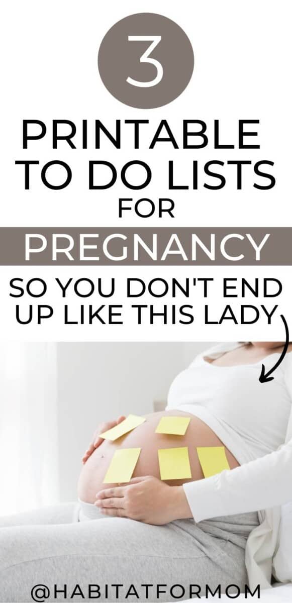 FREE Printable To Do List for Pregnancy (3 Blank PDF Templates ...