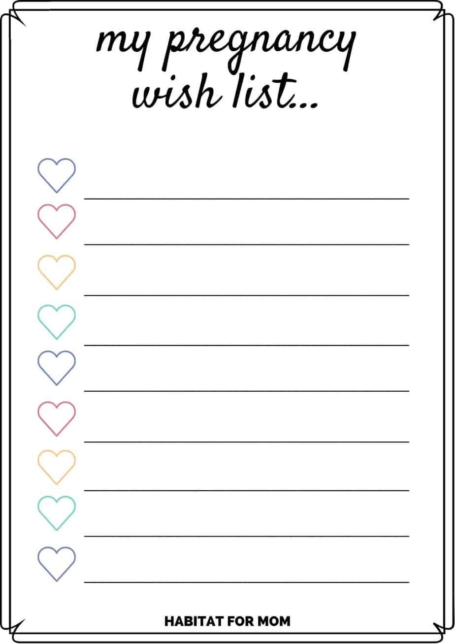 FREE Printable To Do List for Pregnancy (3 Blank PDF Templates ...