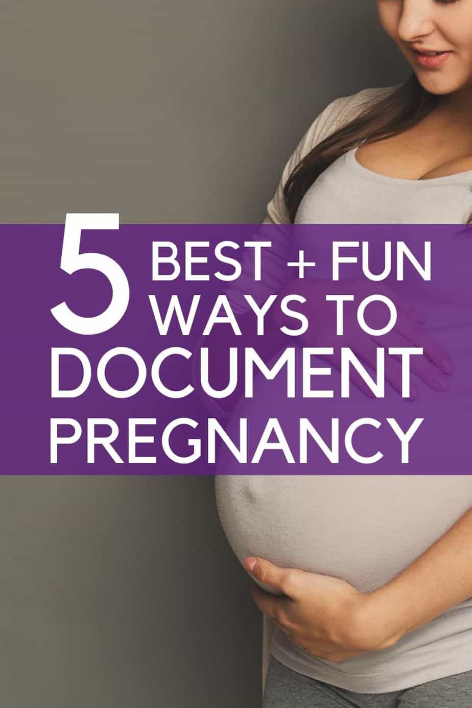 How to Document Your Pregnancy {5 creative ways} – Habitat for Mom