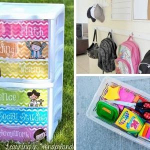 20+ Back to School Organization Hacks That Will Make Life Easier ...