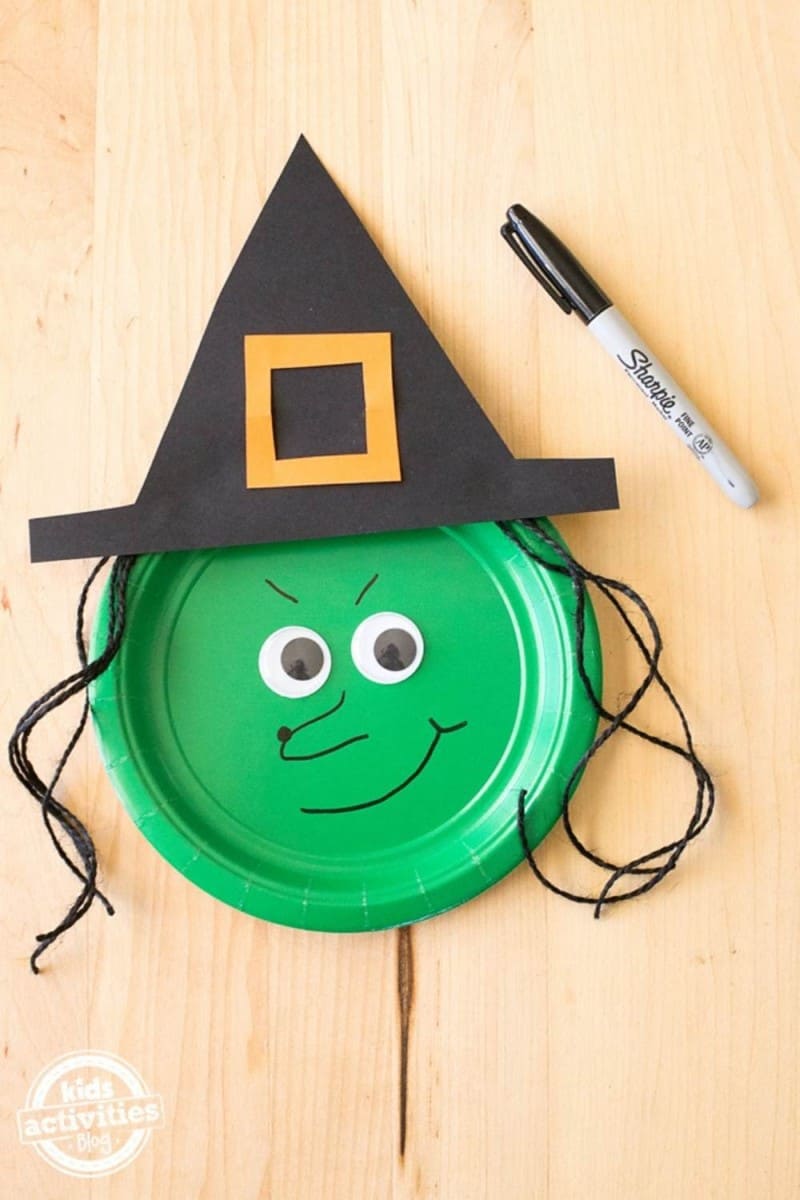 23 Halloween Witch Crafts for Kids – Habitat for Mom