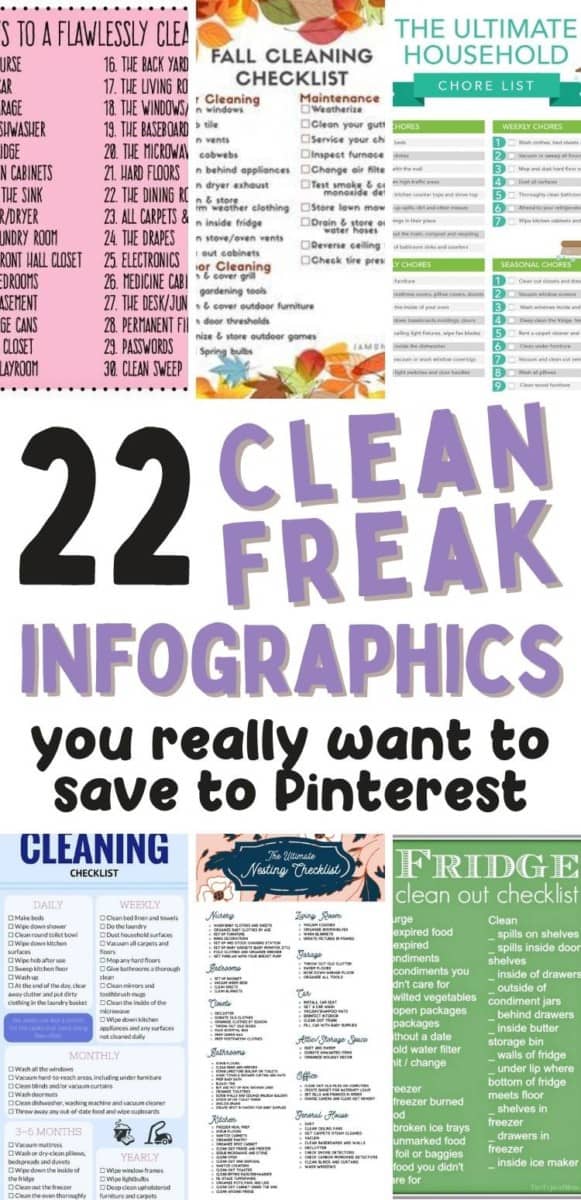 21+ Infographics Every Clean Freak Should Save to Pinterest – Habitat ...