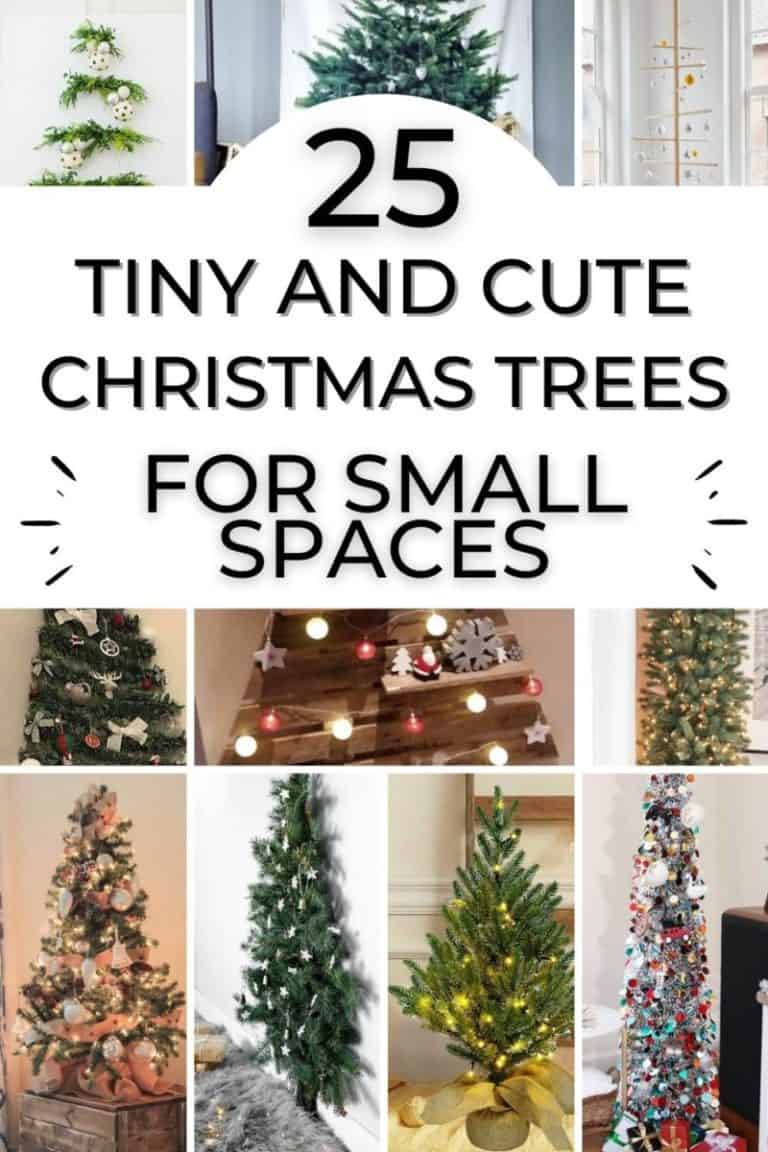 25 Beautiful Christmas Trees for Small Spaces – Habitat for Mom