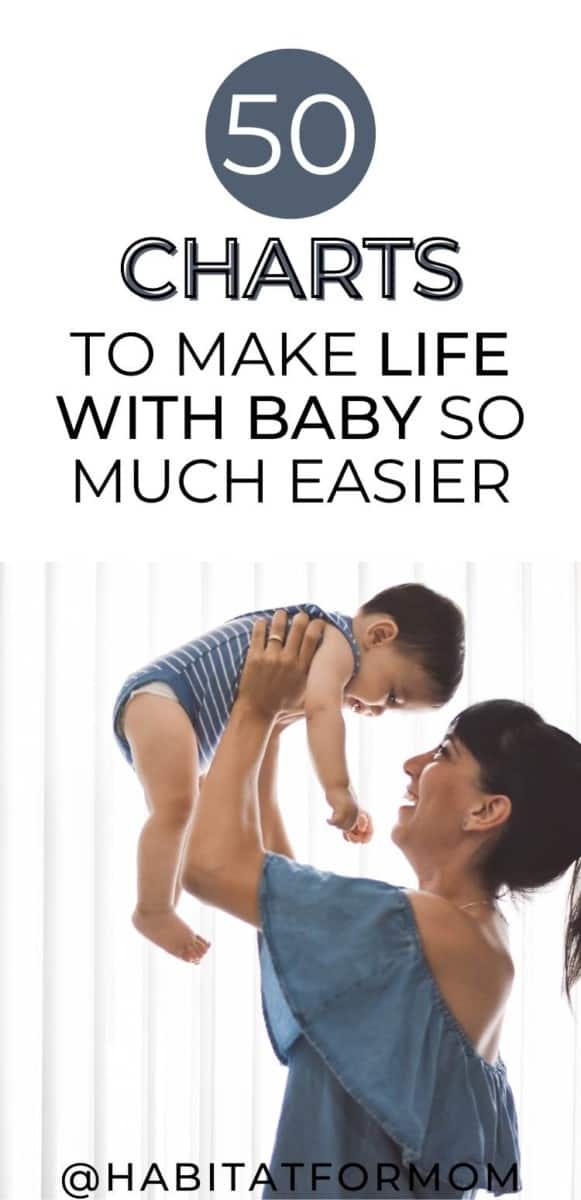 50 Charts That Will Make Life with Baby so Much Easier – Habitat for Mom
