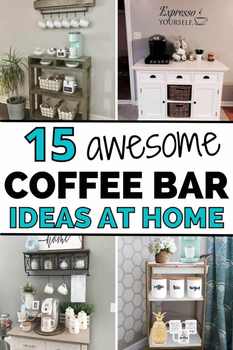 15 Coffee Bar Set Up & Organization Ideas at Home – Habitat for Mom